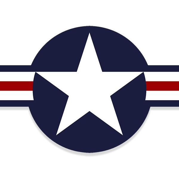 Usaf Roundel Decal - Etsy