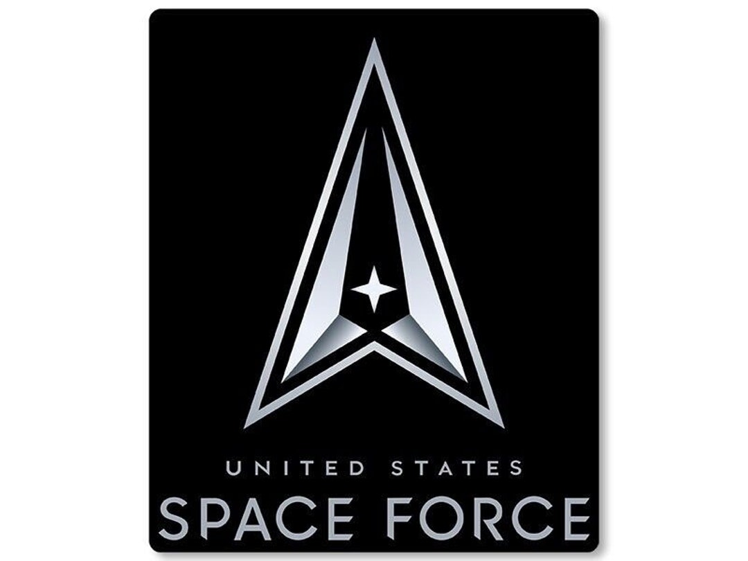 3x4 Inch Black Official: US Space Force Logo Sticker vinyl Military ...