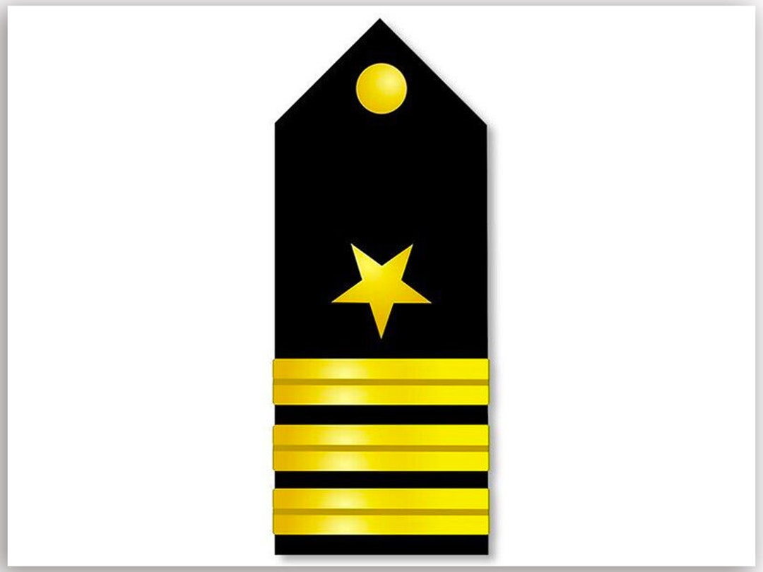 2.5 X 6 Inch US Navy Rank O5 Commander Sticker (decal Vinyl Ssi Logo ...