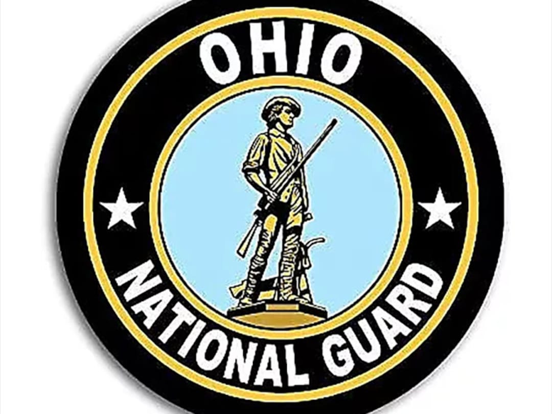 Round Ohio National Guard Seal Sticker (logo Insignia Auto Car Truck Rv ...