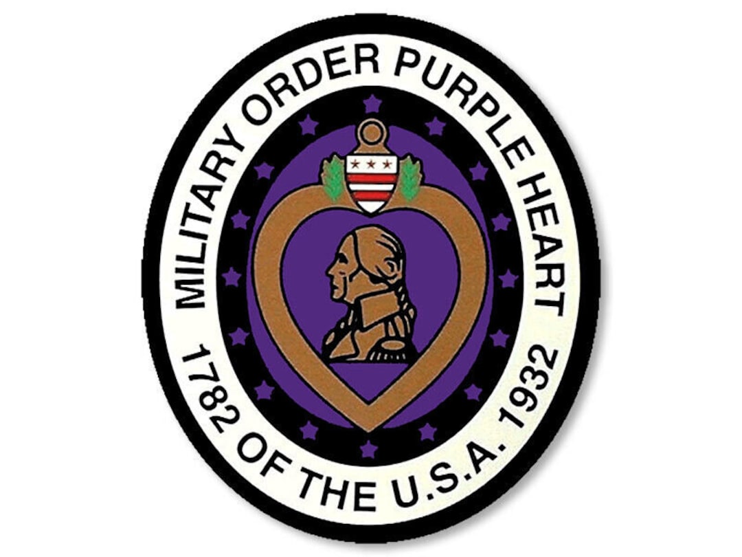 7x8 Inch LARGE Oval Military Order Purple Heart Sticker (vinyl Decal ...