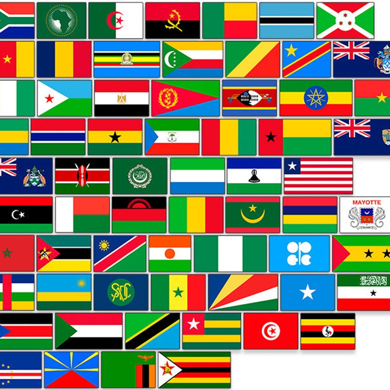 African Stickers - Etsy
