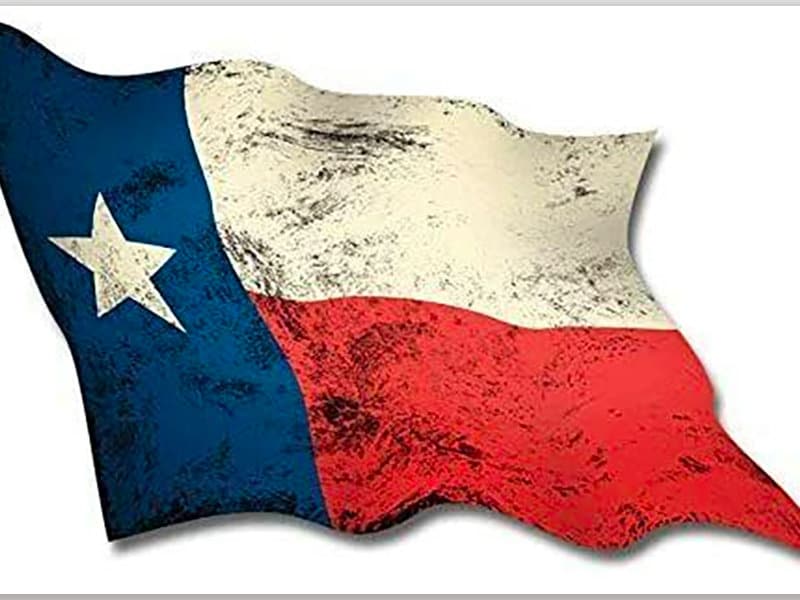 6x11 Inch Large Waving Vintage Texas Flag Sticker vinyl Decal - Etsy