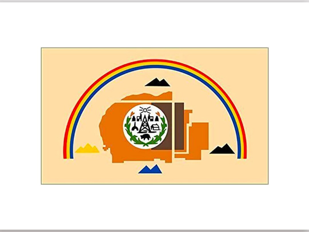 3x5 Inch Navajo Nation Flag Sticker vinyl Decal Native Tribe America ...