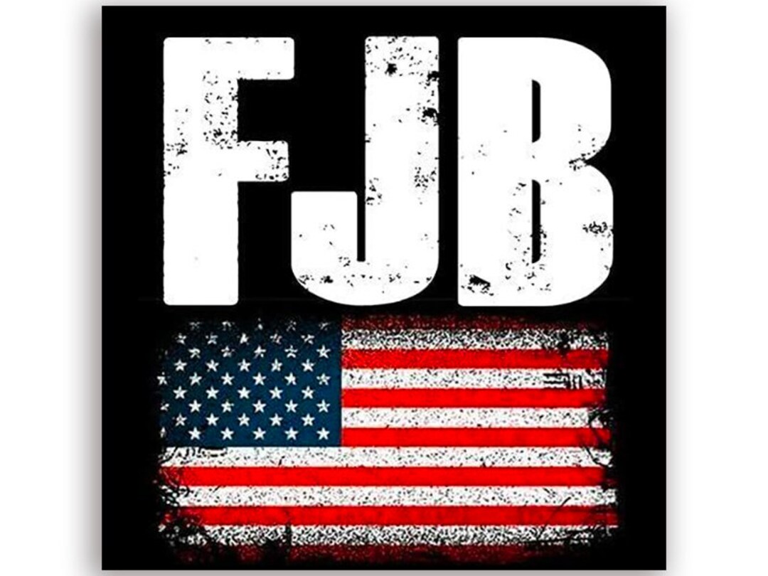 3x3 Inch Square USA Flag FJB Sticker decal Vinyl Anti-biden Joe Trump ...