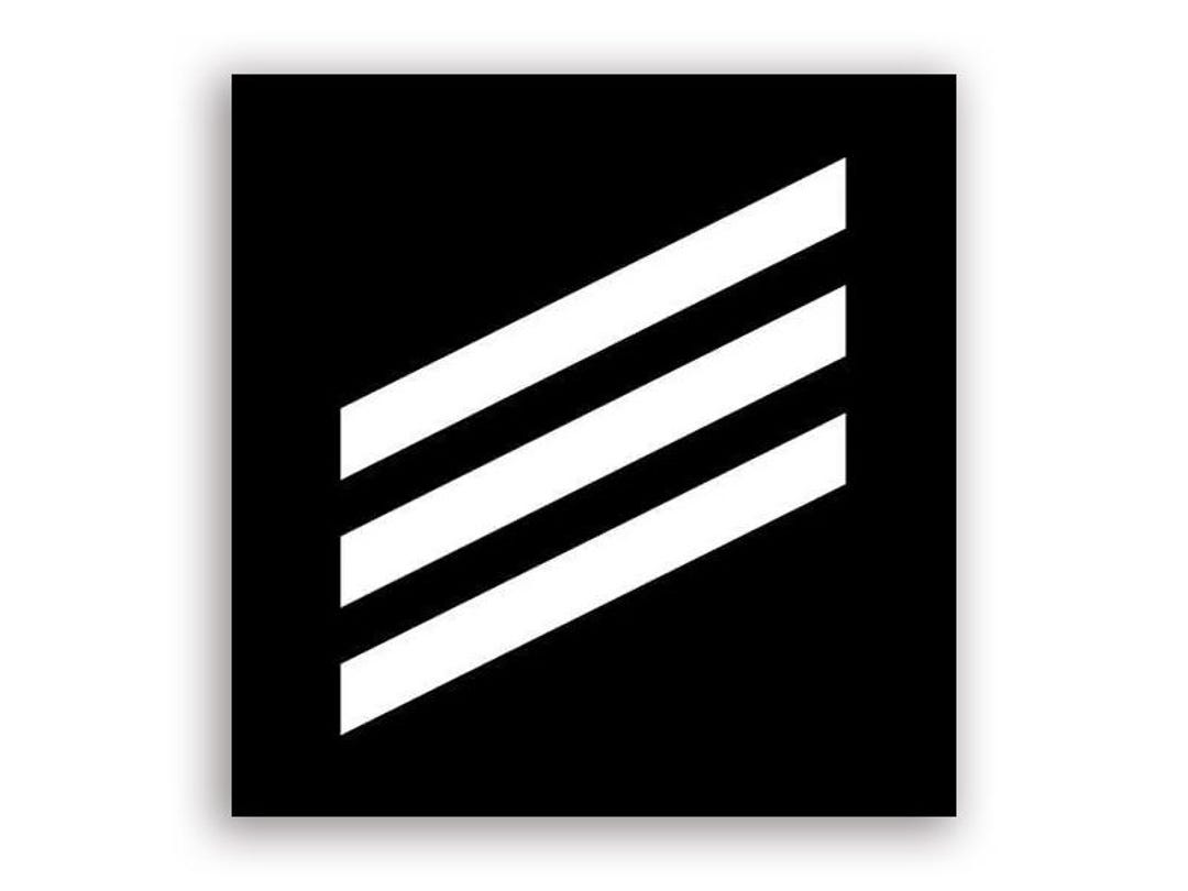 3 Inch US Navy Rank Seaman Chevron Square Sticker (naval Ssi Vinyl ...