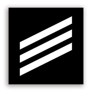 3 Inch US Navy Rank Seaman Chevron Square Sticker (naval Ssi Vinyl ...