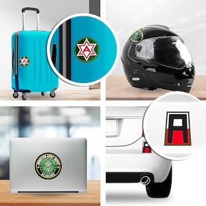 3x4 Inch 82nd Airborne AA Insignia Shaped Sticker (army Logo Jumpe Auto ...