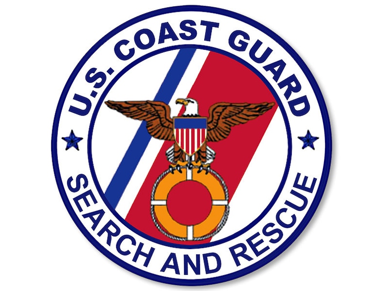 3x3 Inch Round Coast Guard SEARCH and RESCUE Seal Sticker - Etsy