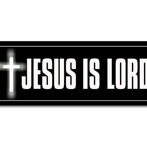 Jesus is Lord Bumper Sticker - Etsy
