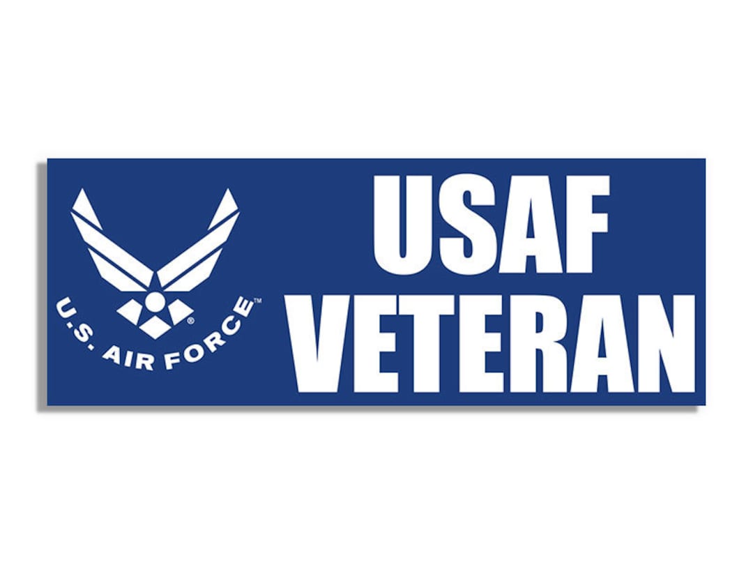 3x9 Inch USAF VETERAN Sticker (vinyl Decal Pilot Aviator Auto Car Truck ...