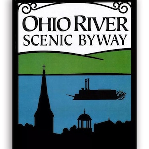 3x4 Inch Ohio River Scenic Byway Sticker (auto Rv Truck Laptop Vinyl ...