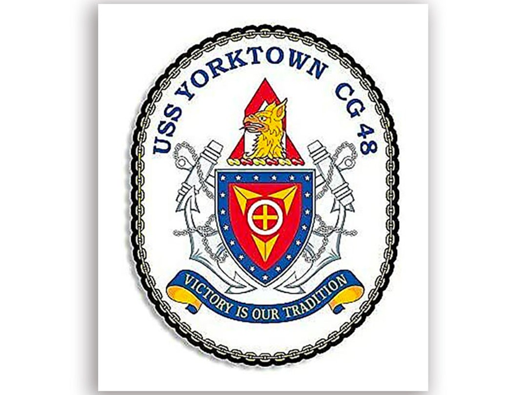 3x4 Inch U.S.S. Yorktown Insignia Sticker (decal Vinyl Seal Logo Uss ...