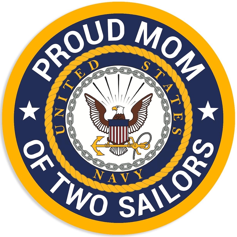 Sailor Mom Car Sticker - Etsy