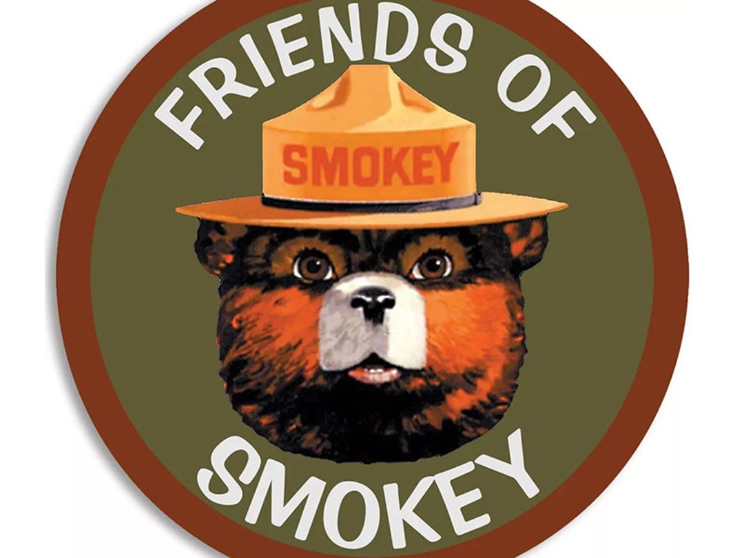 3 Inch Round Friends of Smokey Sticker smoky Auto Car Truck Rv Laptop ...
