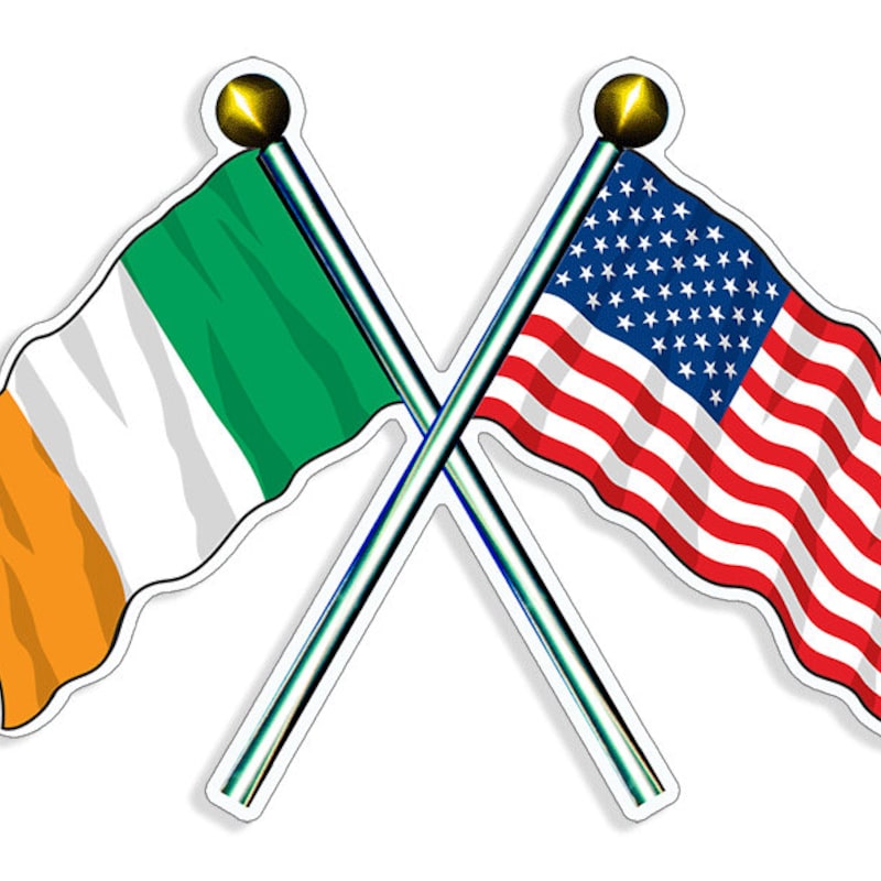 Irish Flag Sticker Decal - Etsy