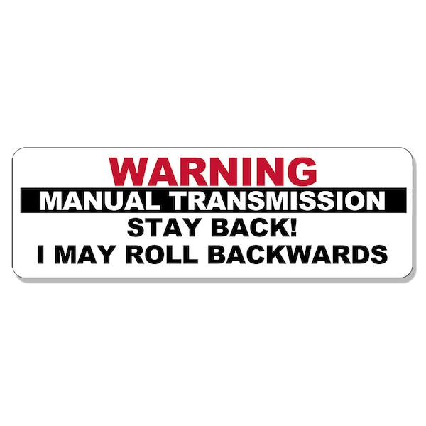 Manual Driver Stickers - Etsy