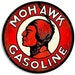 Round Vintage Mohawk Gas Logo Sticker (car Vinyl Decal Auto Car Truck ...