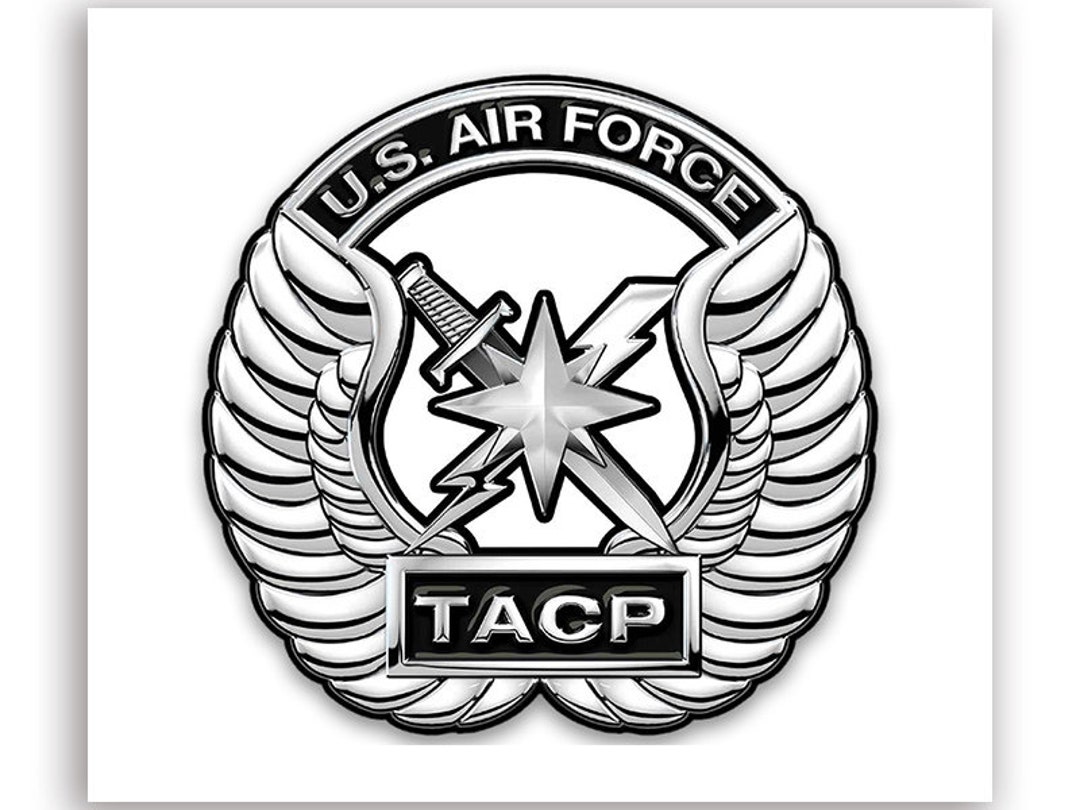 3 Inch TACP Wings Crest Shaped Sticker logo Tactical Control Decal ...