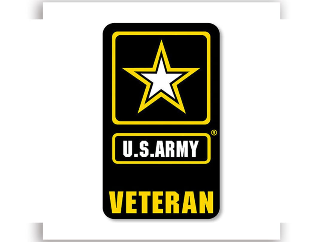 3x5 Inch NEW US Army VETERAN Logo Sticker vet Soldier Ret - Etsy