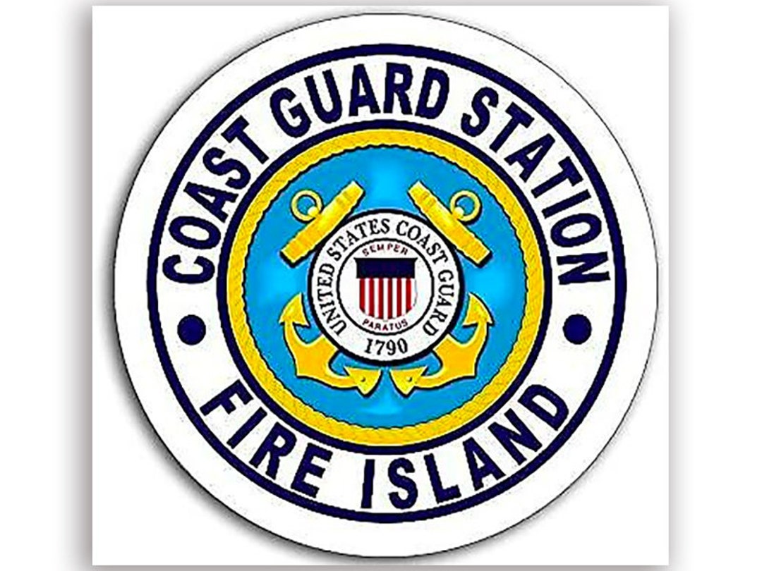 Round Coast Guard Station FIRE Island Sticker (logo Decal Vinyl Auto ...