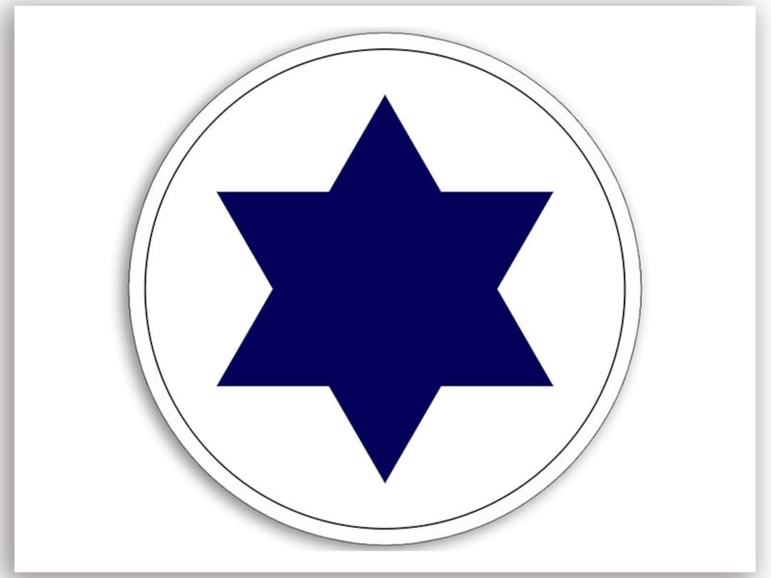 3 Inch Round Israel Air Force Roundel Sticker vinyl Jewish Bibi Logo ...