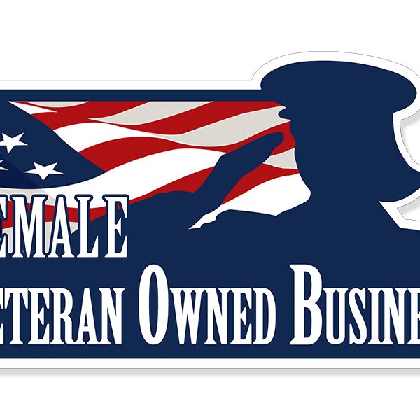 Female Veteran Car Decal - Etsy