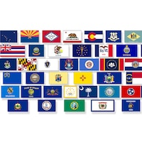 America Collection: Flag History, State Flags and Seals, Timeline of ...