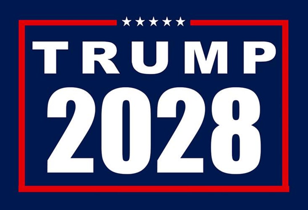 3x5 Inch Trump 2028 Sticker (MAGA Pro-trump Political Campaign Donald ...