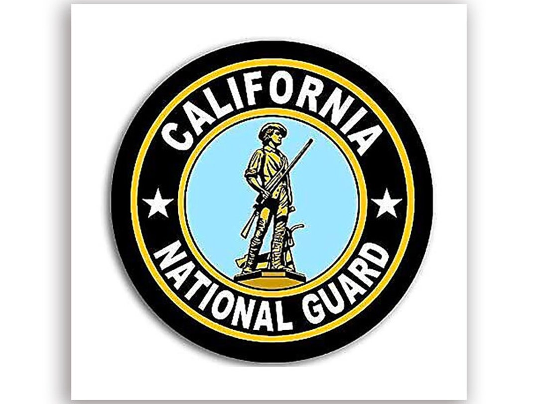 Runder California National Garde Robben-Aufkleber (logo insignia auto ...