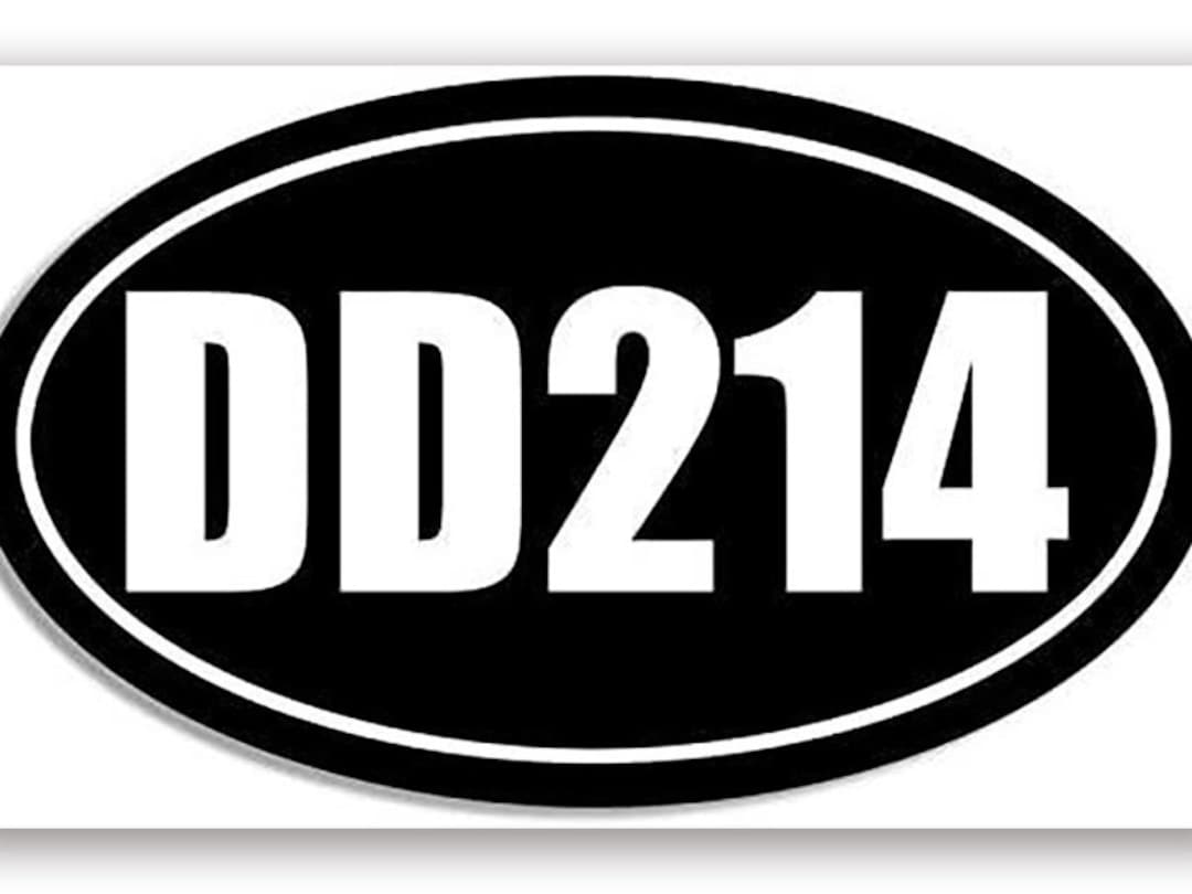 3x5 Inch Oval DD214 Honorable Discharge Sticker (military Retired Auto ...