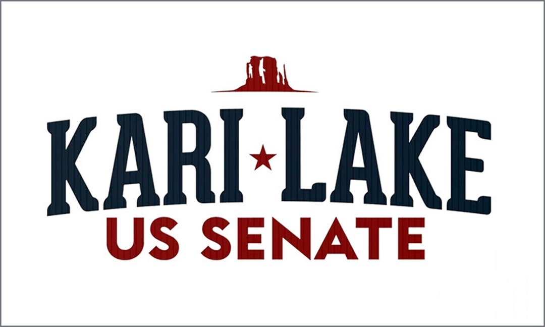 3x5 Inch Official Kari Lake US SENATE Bumper Sticker vinyl Sen Senator ...