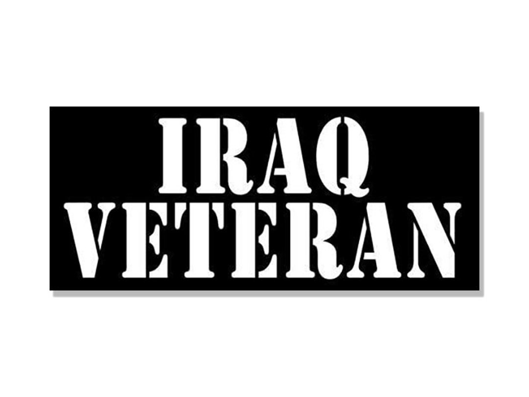 3x7 Inch Iraq Veteran Bumper Sticker (served Vet Us Auto Car Truck Rv ...