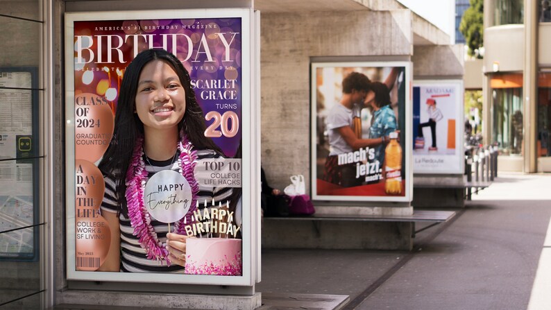 Custom Birthday Magazine Covers - Etsy