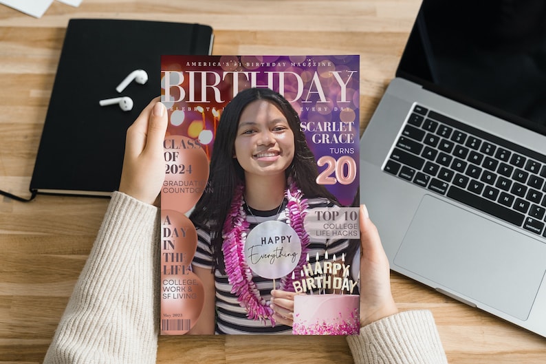 Custom Birthday Magazine Covers - Etsy
