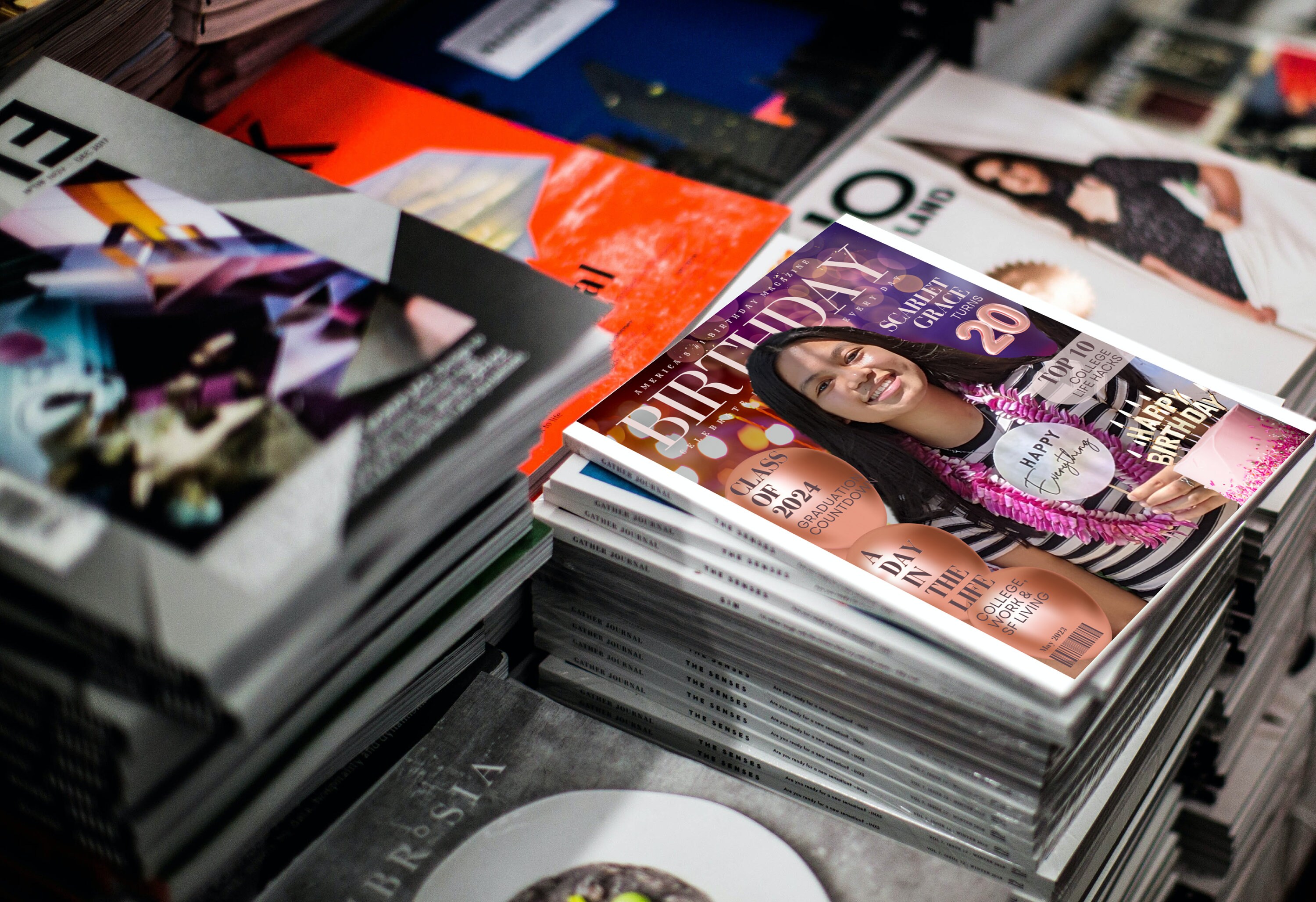 Custom Birthday Magazine Covers - Etsy