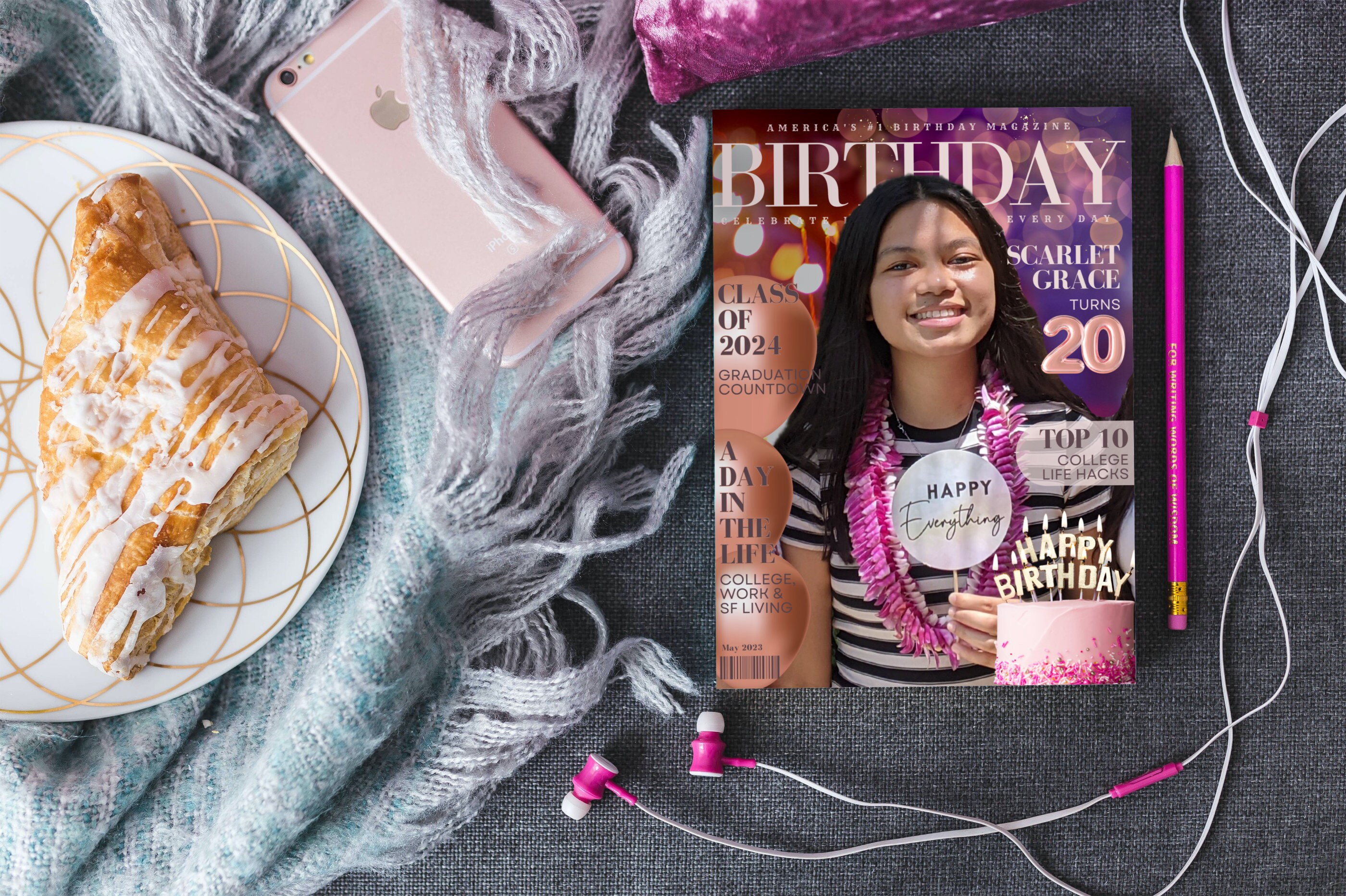 Custom Birthday Magazine Covers - Etsy