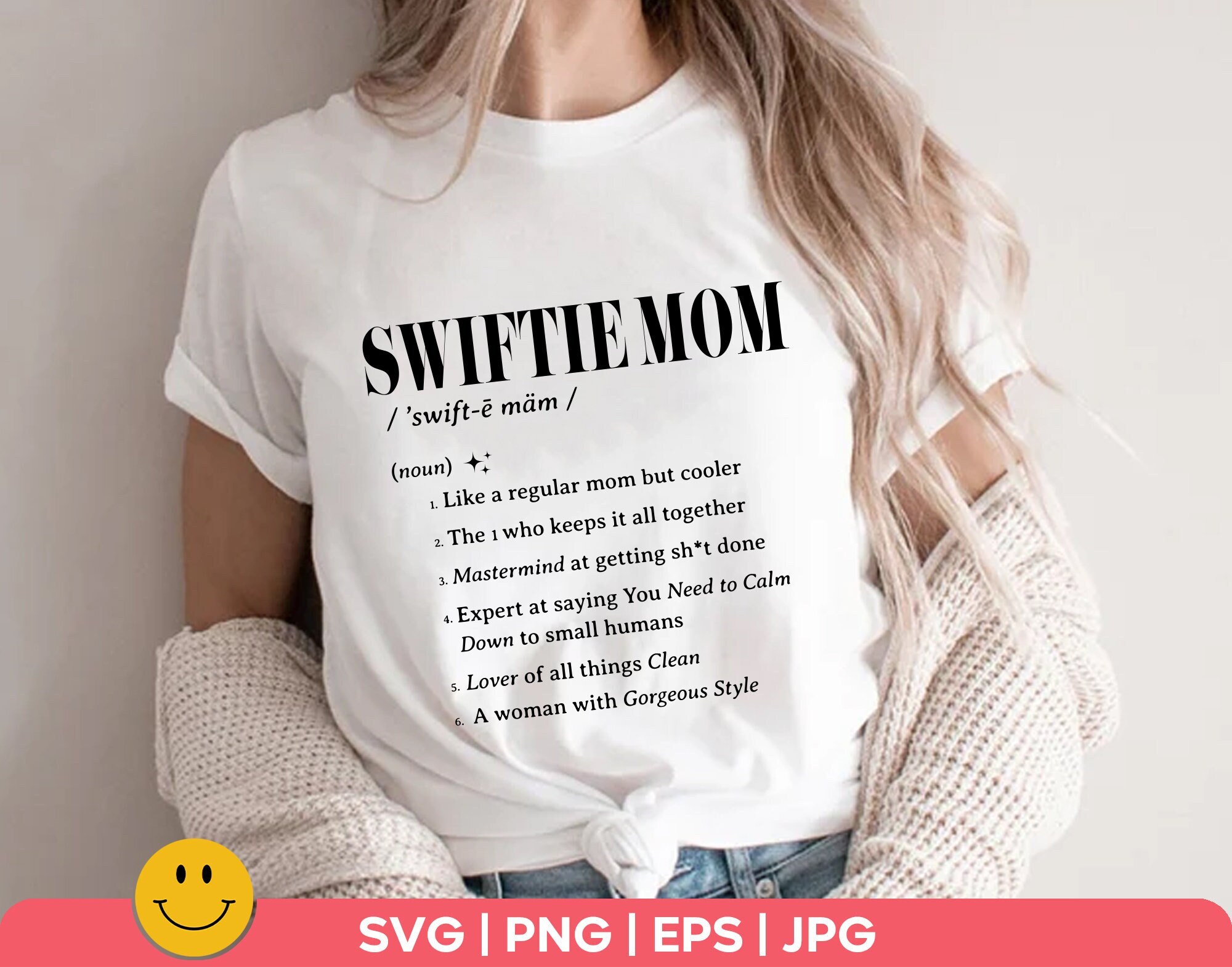 Swiftie Mom Svg Eras Tour Movie Svg Swifty Mom Shirt Svg in - Etsy ...