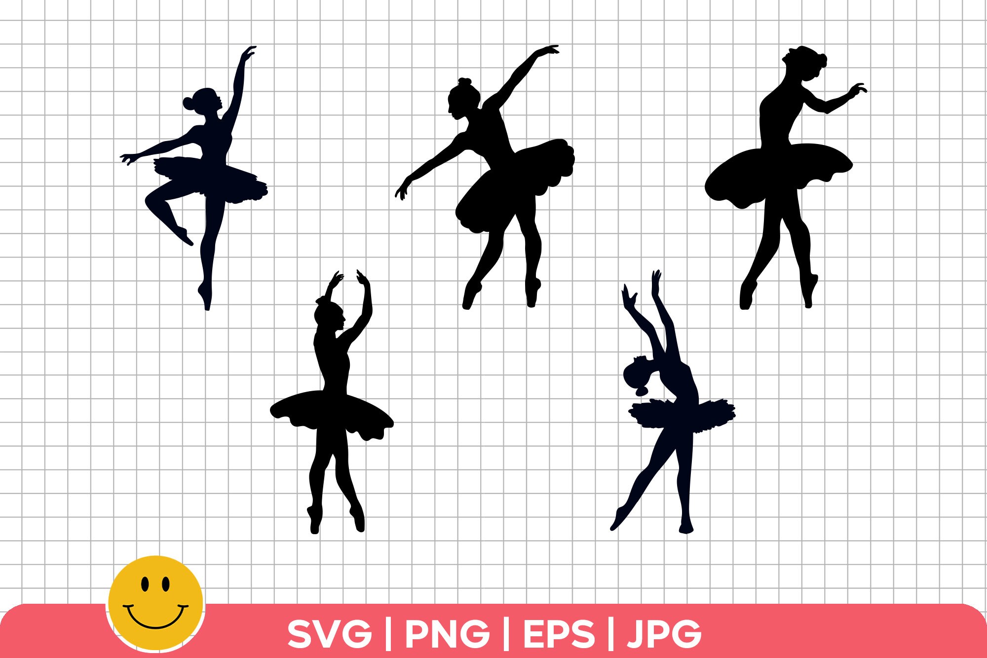 10 Ballet Dancer SVG Dancer Dance Svg Png Eps Jpg Dance SVG - Etsy