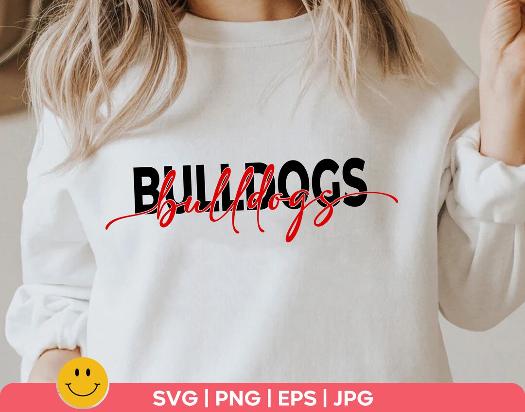 Bulldogs Distressed Svg Png, Digital Download, Team Spirit Png ...