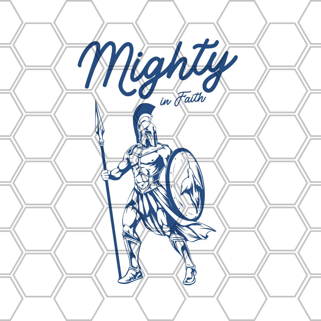 Mighty in Faith Png Christian Sublimation Design Faith Shirt ...