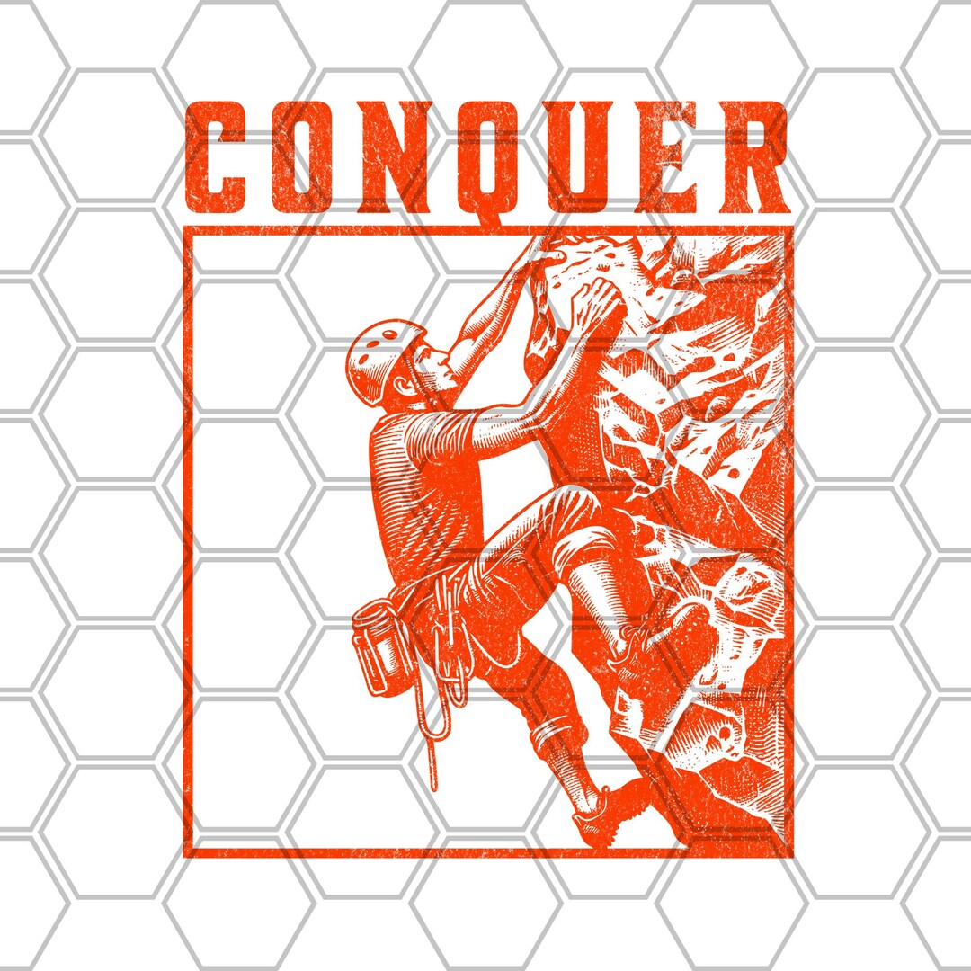 Conquer Png Design, Rock Climbing Png, Rock Climbing Illustration Png ...
