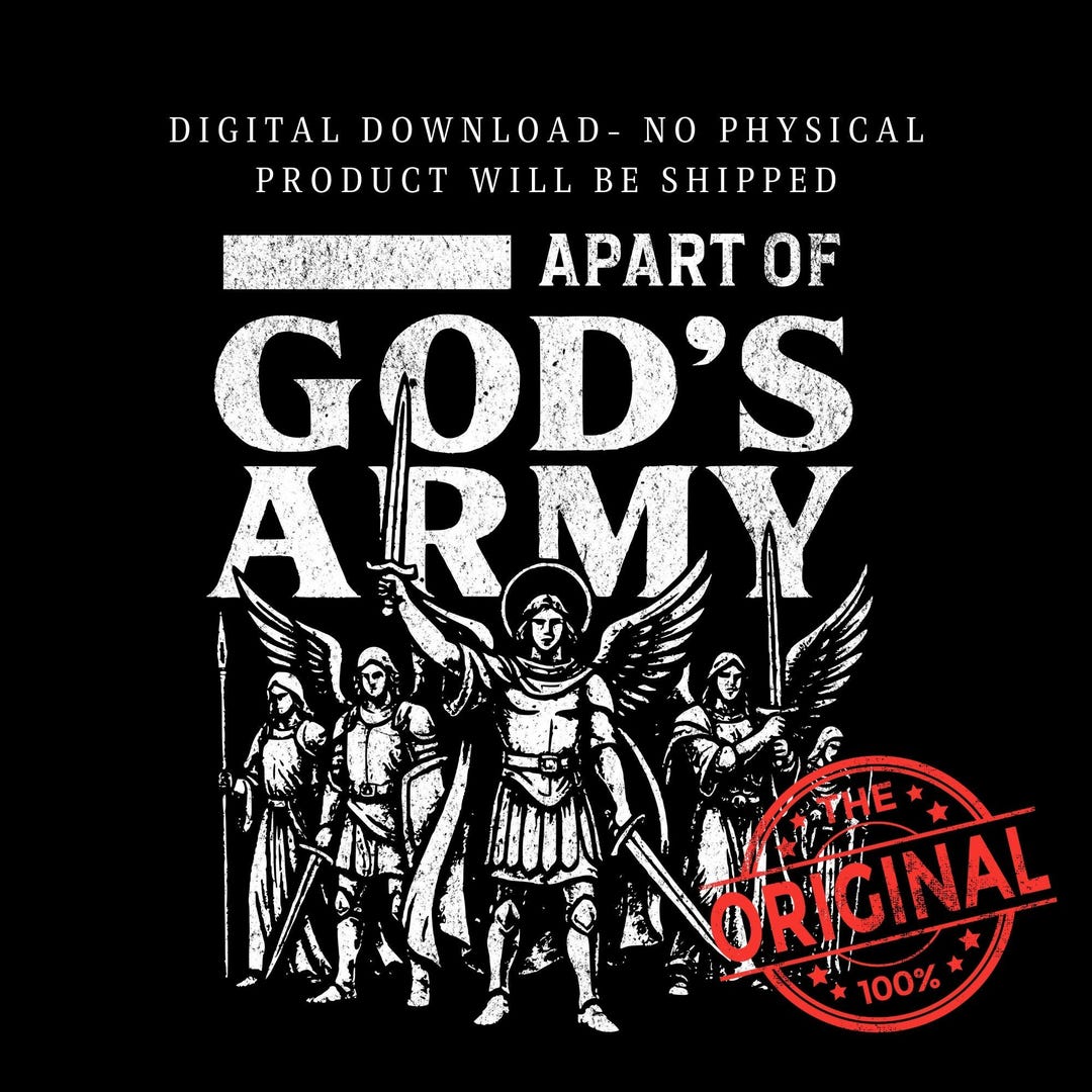 Christian Warrior Angels PNG | God's Army Digital Art (300 DPI) - Etsy