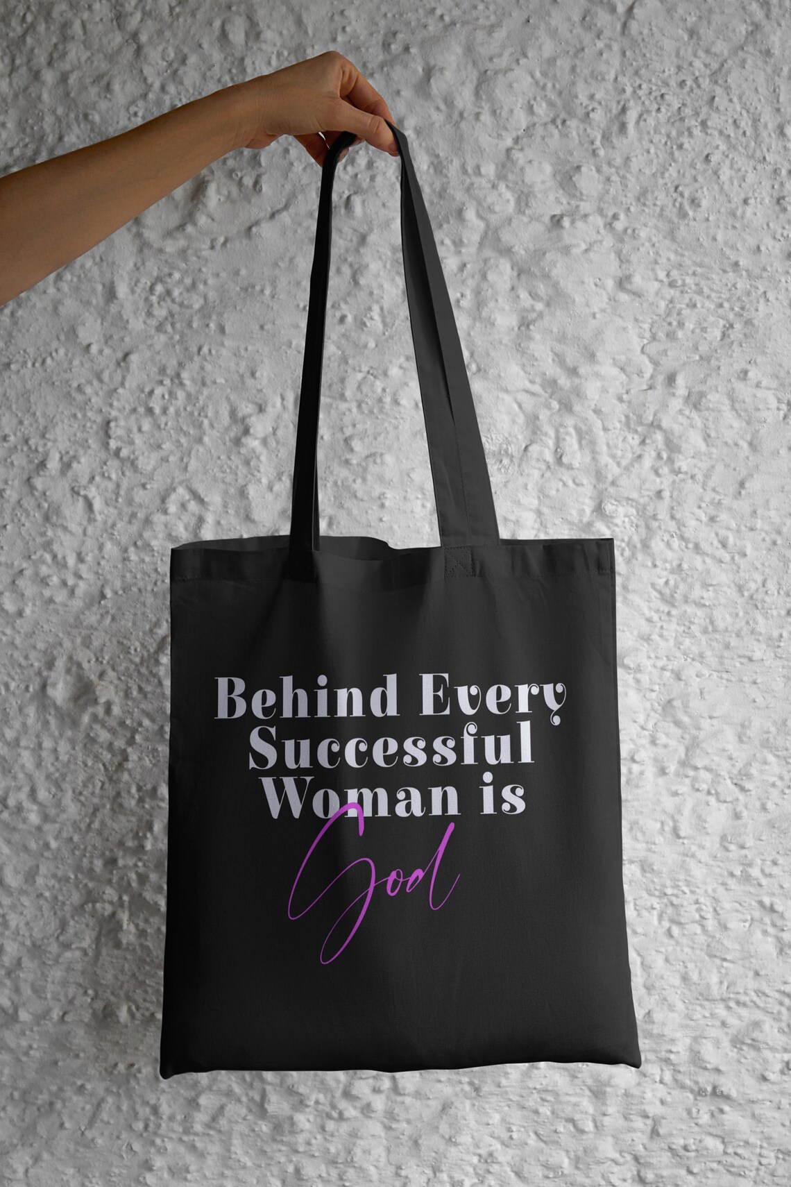 Behind Every Successful Women is God PNG, Inspirational Png, Faith ...