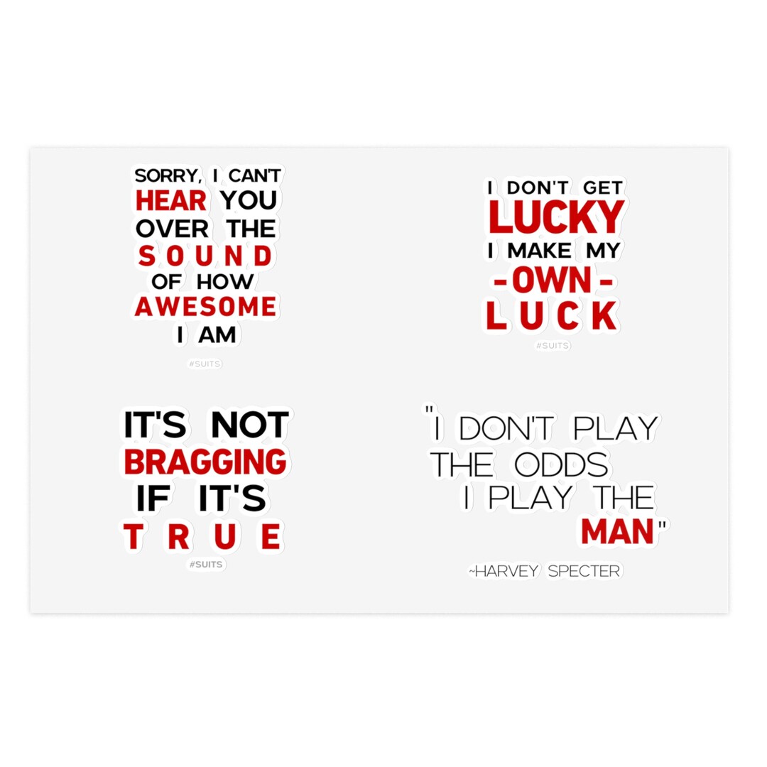 Suits Tv Show Sticker Sheets Perfect T For Suits Fan Meghan Markle Harvey Specter Mike