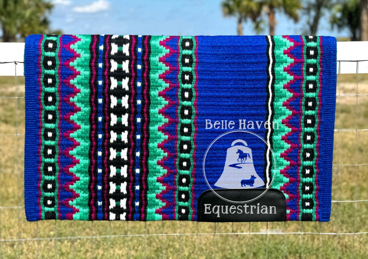 Show Saddle Pad Belle River Design Western Show Saddle Blanket 34x42 ...