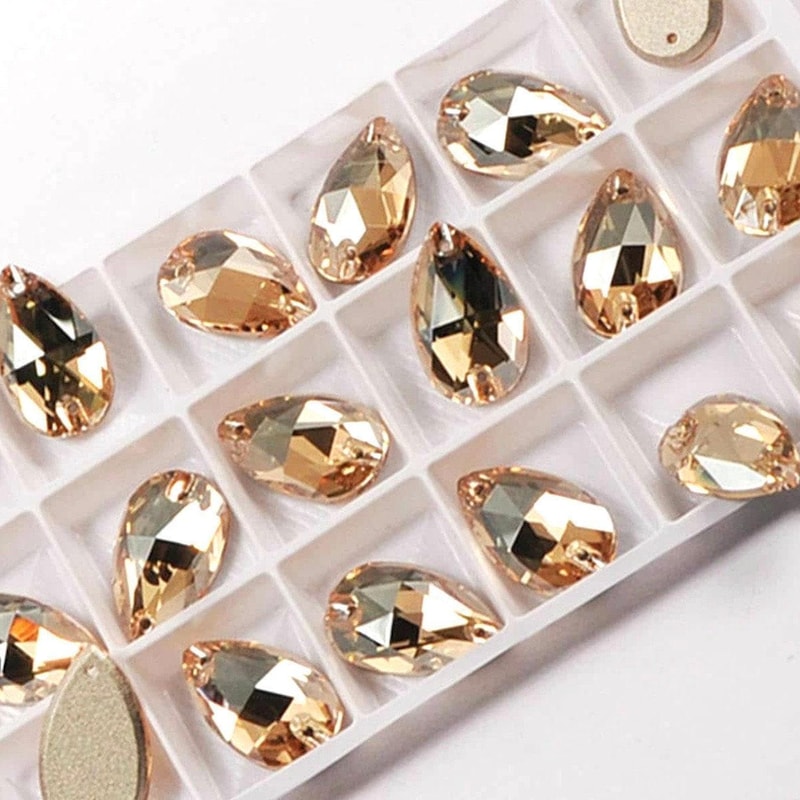 Champagne Rhinestone - Etsy