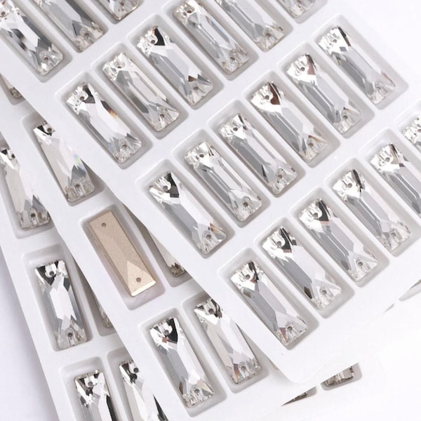 Rectangle Crystal - Etsy