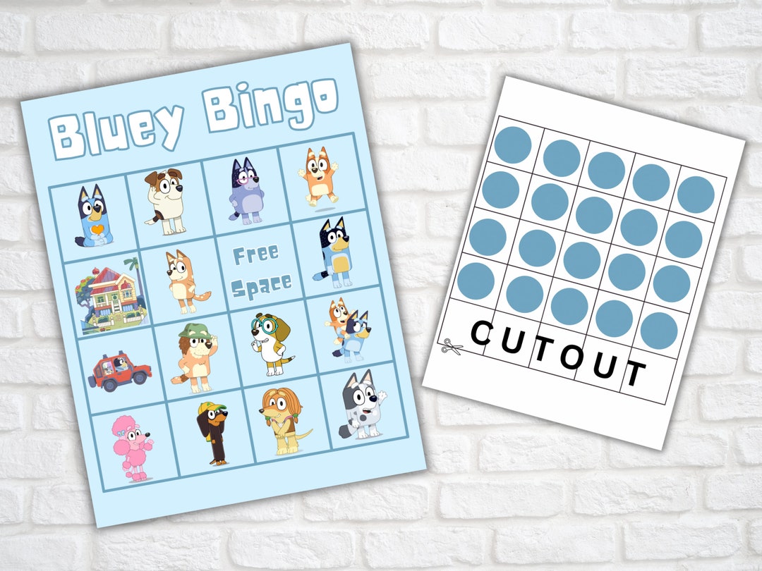 Bluey Bingo Game Big W at Jackson Mcpherson blog