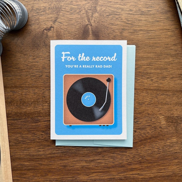 Record Card - Etsy